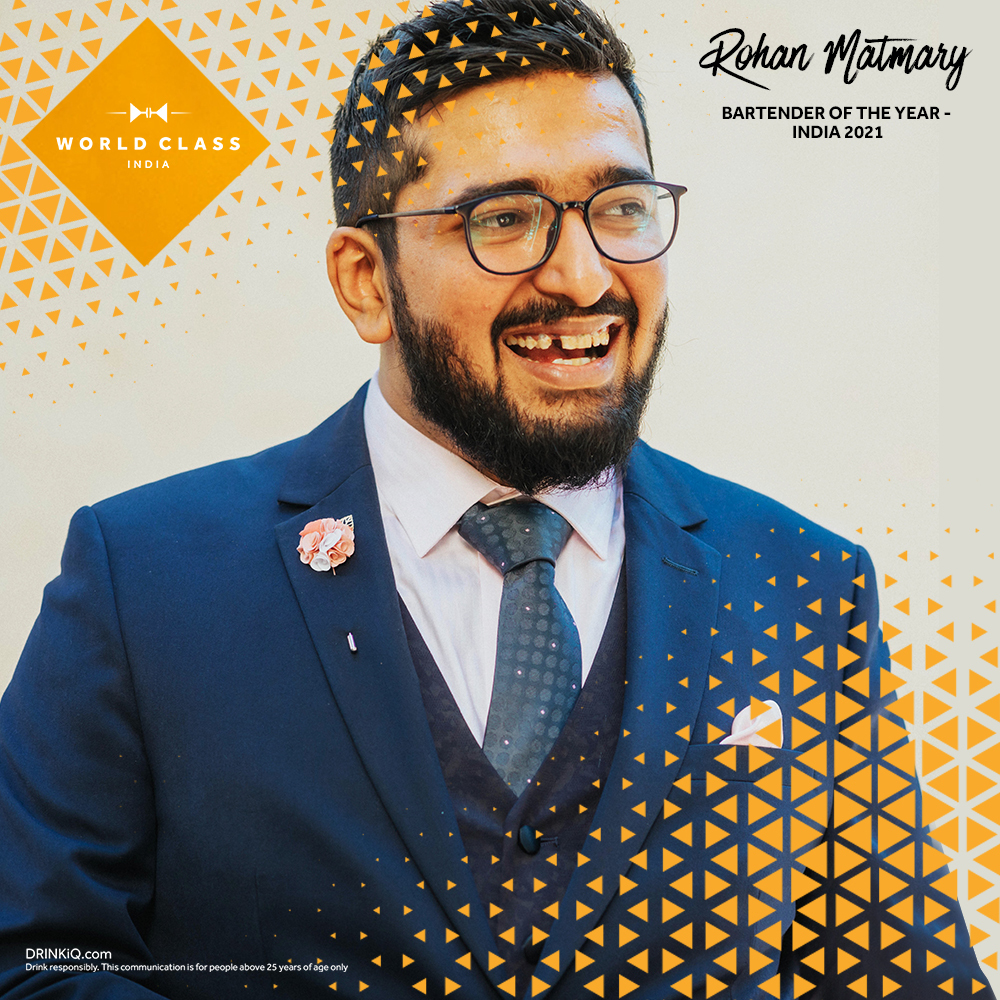Rohan Matmary named as the India Winner of Diageo Reserve World Class ...