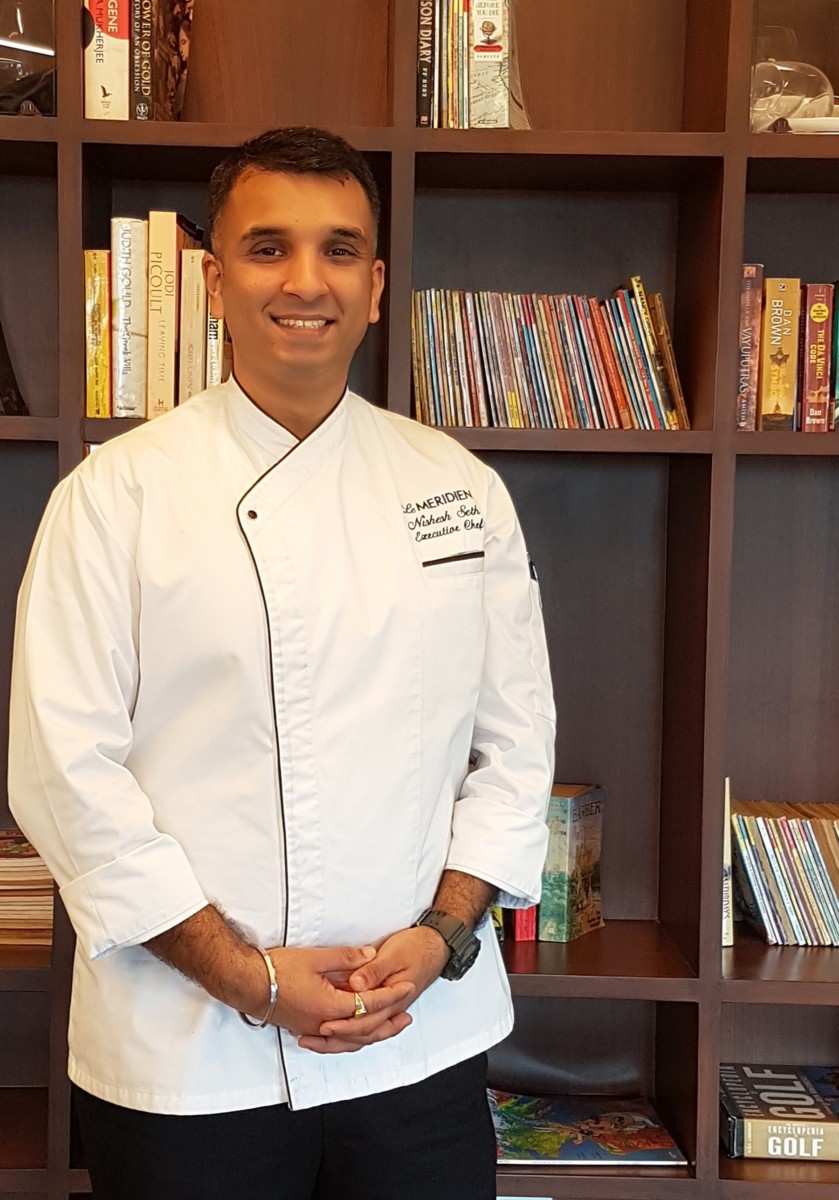 Nishesh Seth is Executive Chef of Le Meridien Goa, Calangute - Hotelier ...