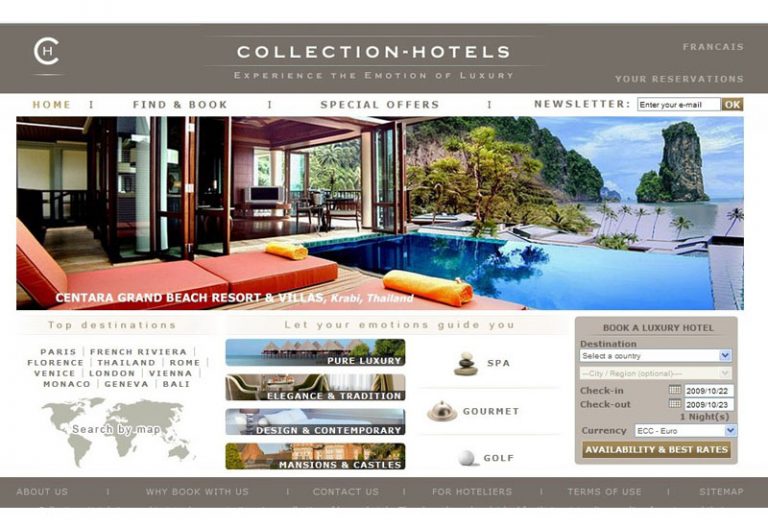 FastBooking launches exclusive luxury website - Hotelier India