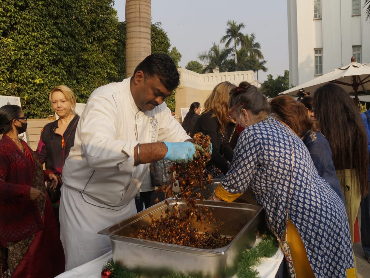 Cake Mixing Ceremony at The Imperial New Delhi - Hotelier India