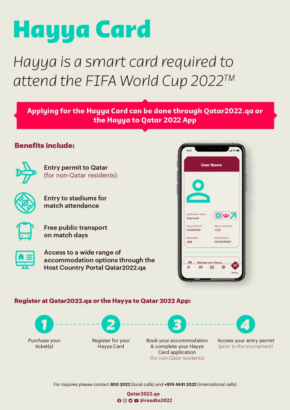 Qatar launches Hayya Card, accommodation websites ahead of FIFA World ...
