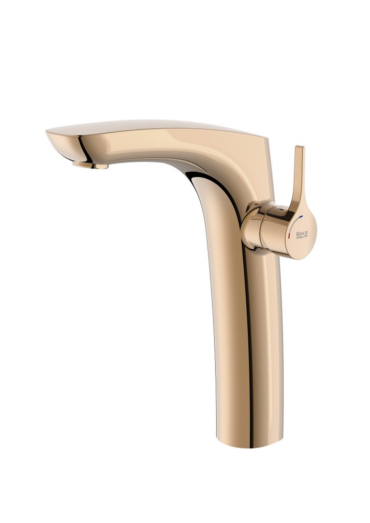 Roca unveils the Insignia Everlux Faucet Collection in a brand-new Rose ...
