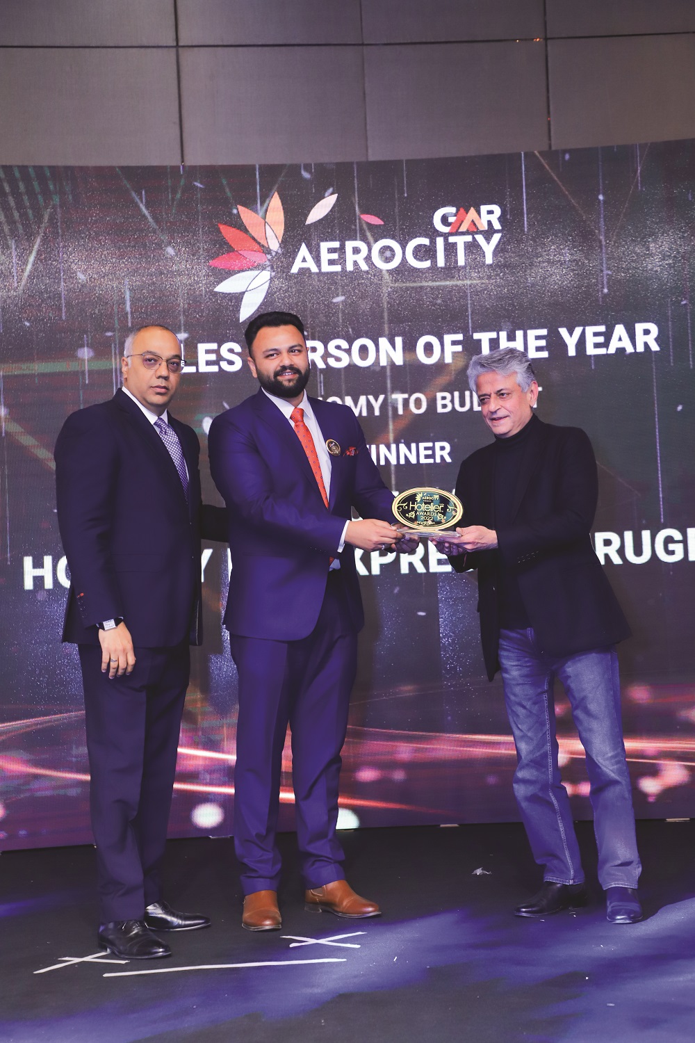 "Proud to be recognized in front of the hospitality universe ...