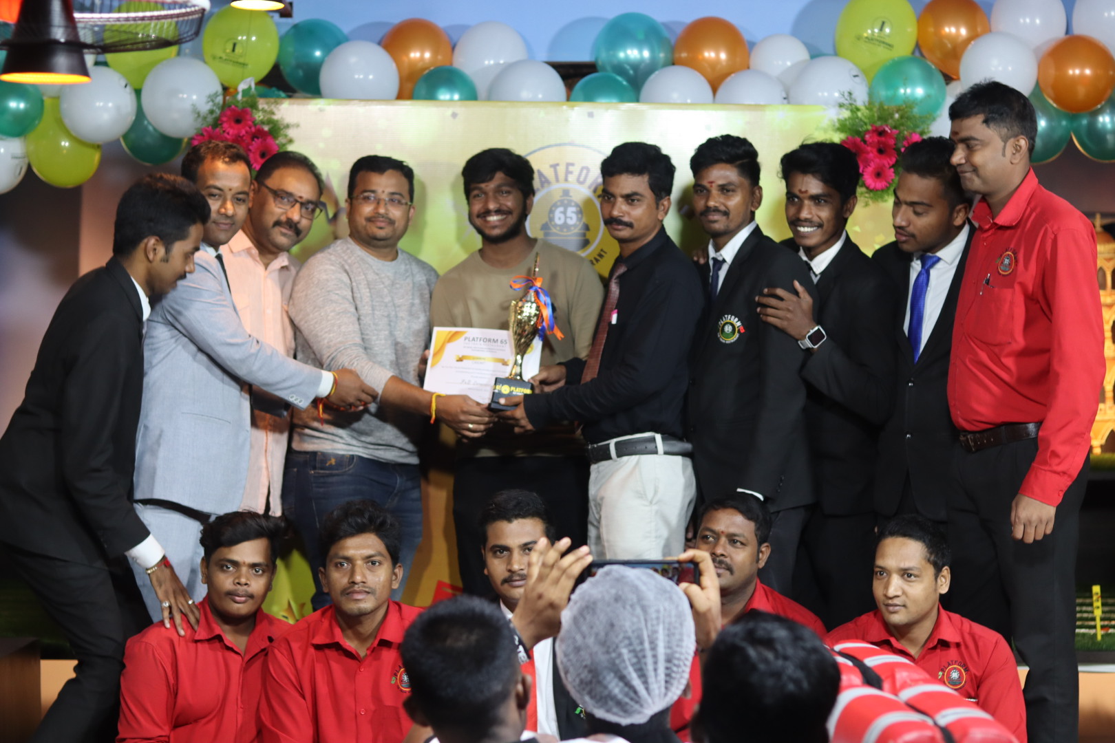 Platform 65, India's largest toy-train-themed restaurant, marks one ...