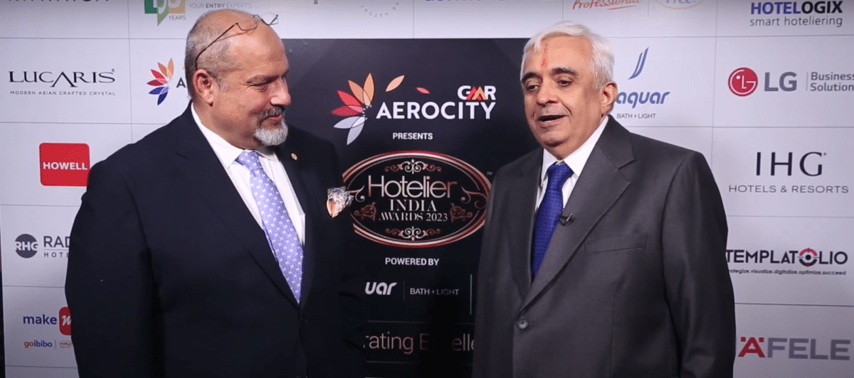 Hotelier India Awards 2023 - Prabhat Verma & Vijay Thacker - Hotelier India