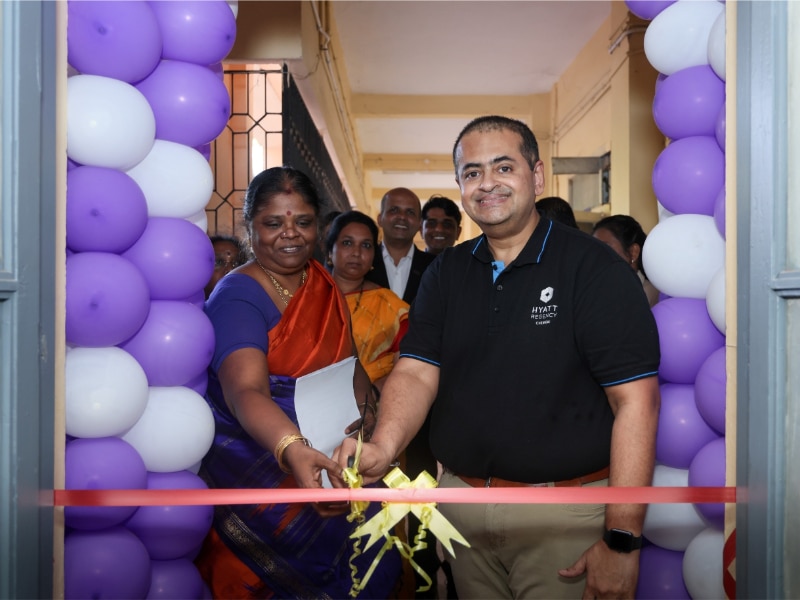 Hyatt Regency Chennai inaugurates a library for children - Hotelier India