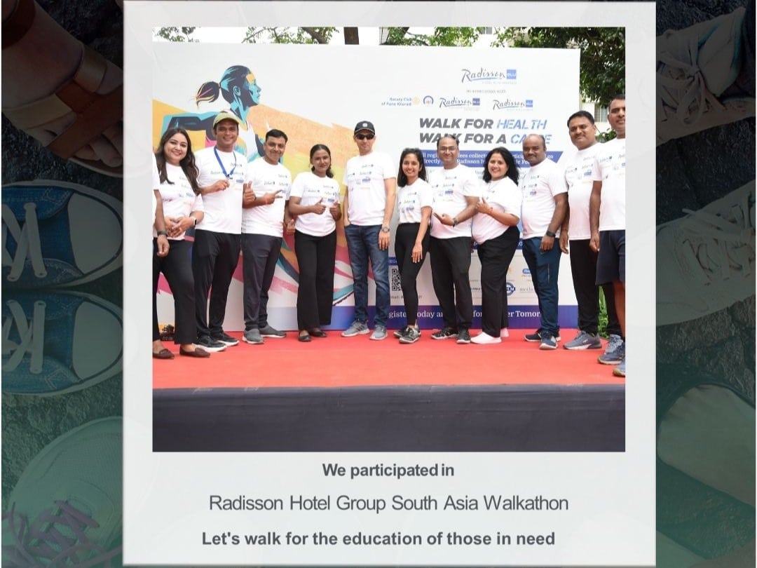Radisson Blu Hotel Pune Kharadi hosts South Asia Walkathon - Walk for a ...