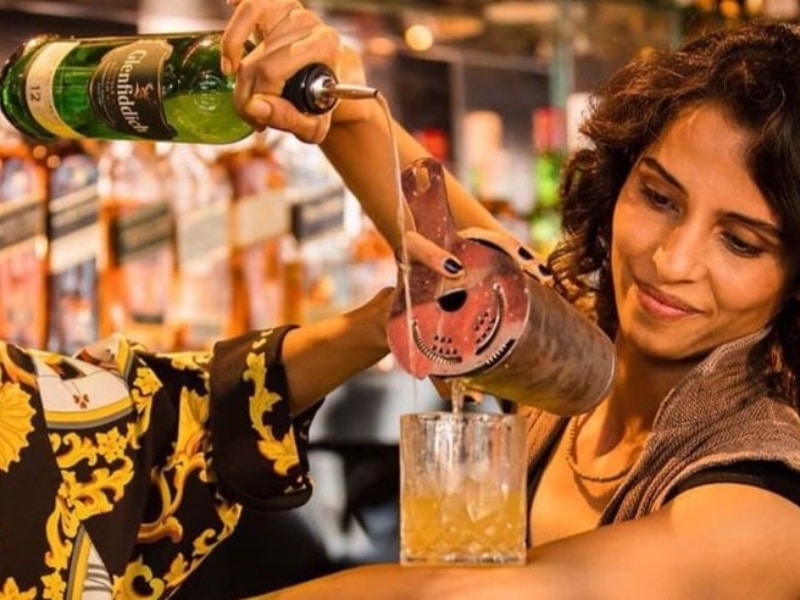 India's first female flair bartender promises to mesmerize you at this lounge bar - Hotelier India