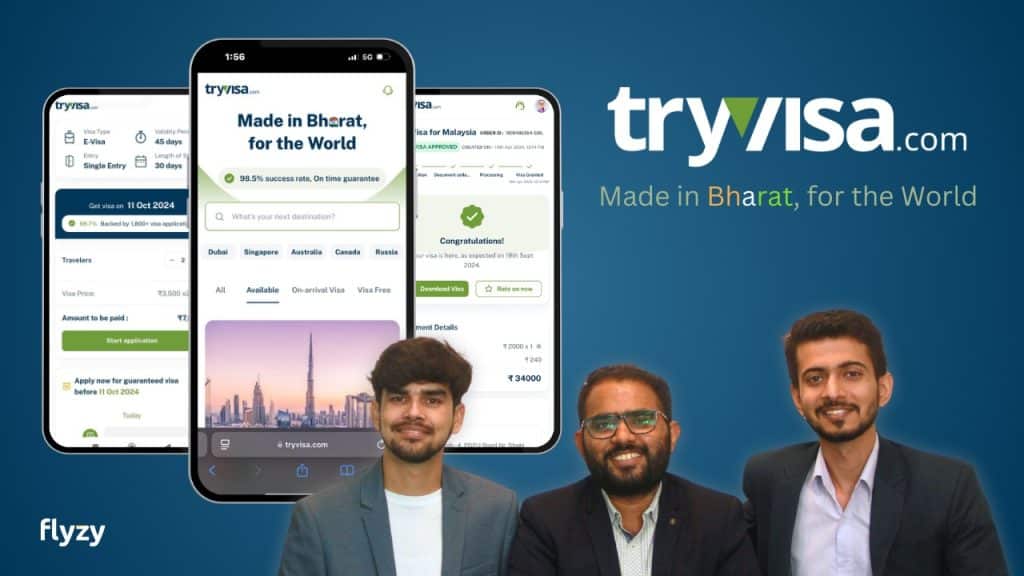 Flyzy invests 10 crore in tryvisa, a visa solutions provider - Hotelier India