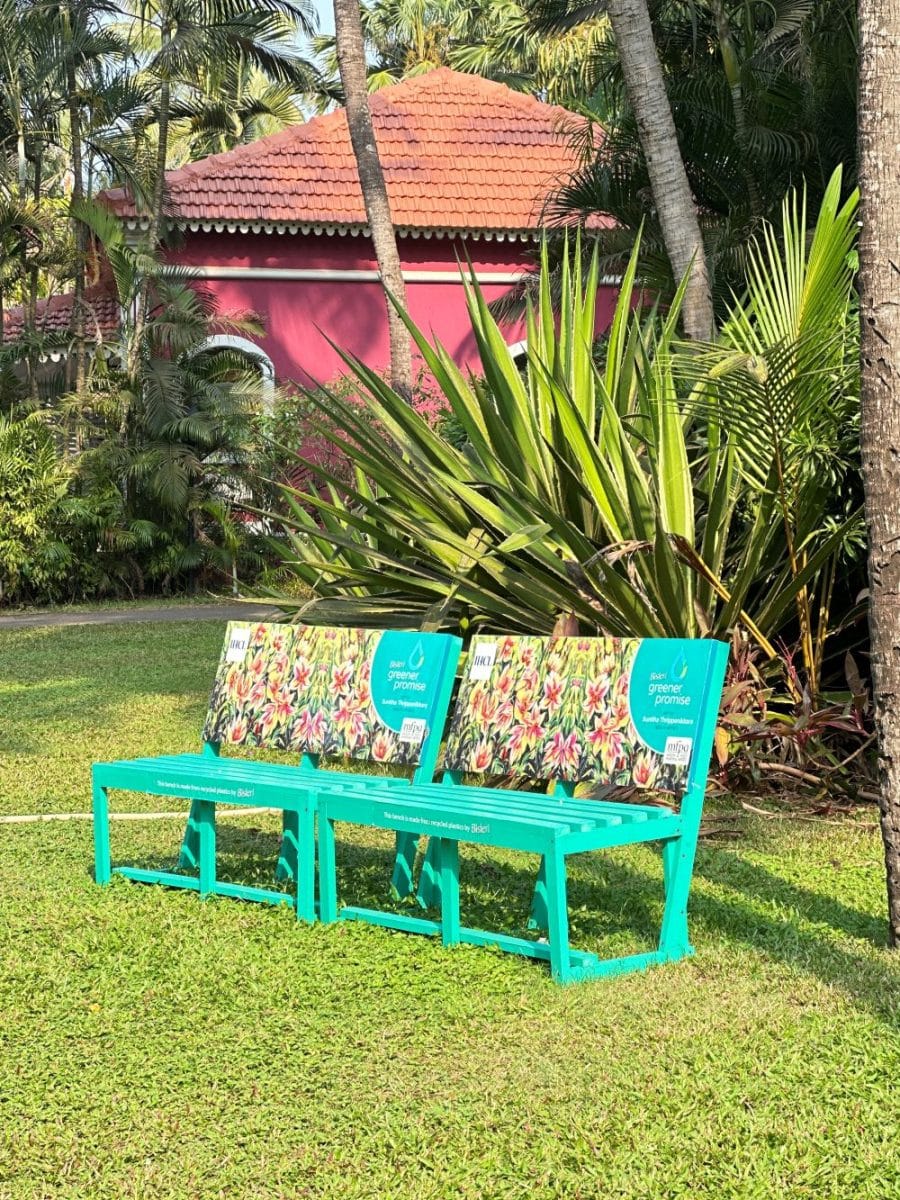 These Taj hotels flaunt benches made from recycled plastic - Hotelier India