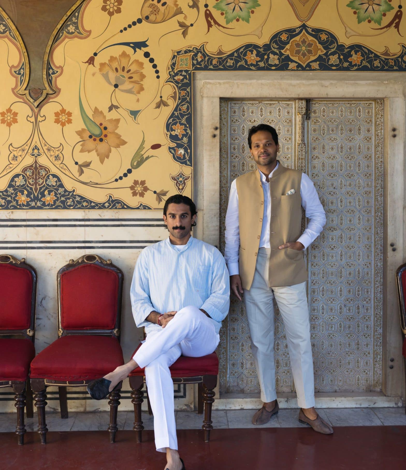 Maharaja Sawai Padmanabh Singh and restaurateur Abhishek Honawar ...